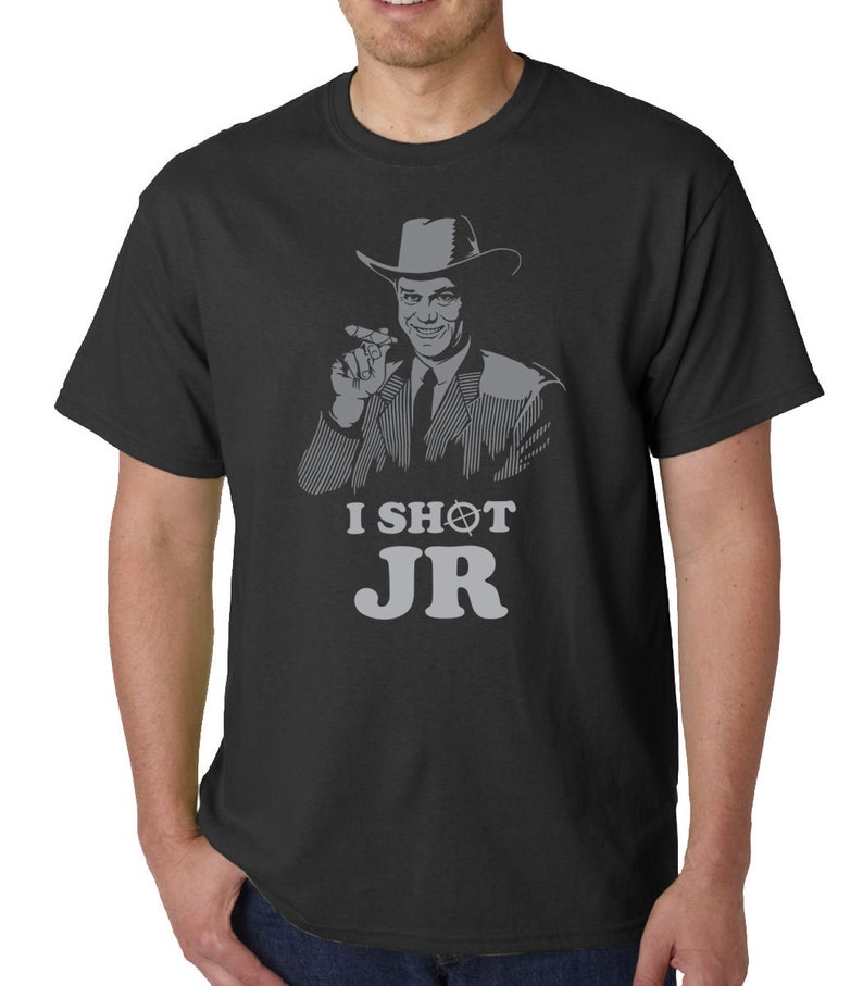 I Shot JR T-shirt // Dallas Ewing Eighties 80'S Cult TV Craggy Funny ...