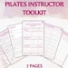 Pilates Lesson Planner- Plan the Best Pilates Classes - Etsy