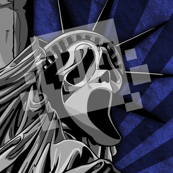 Ghost Face Statue - Etsy