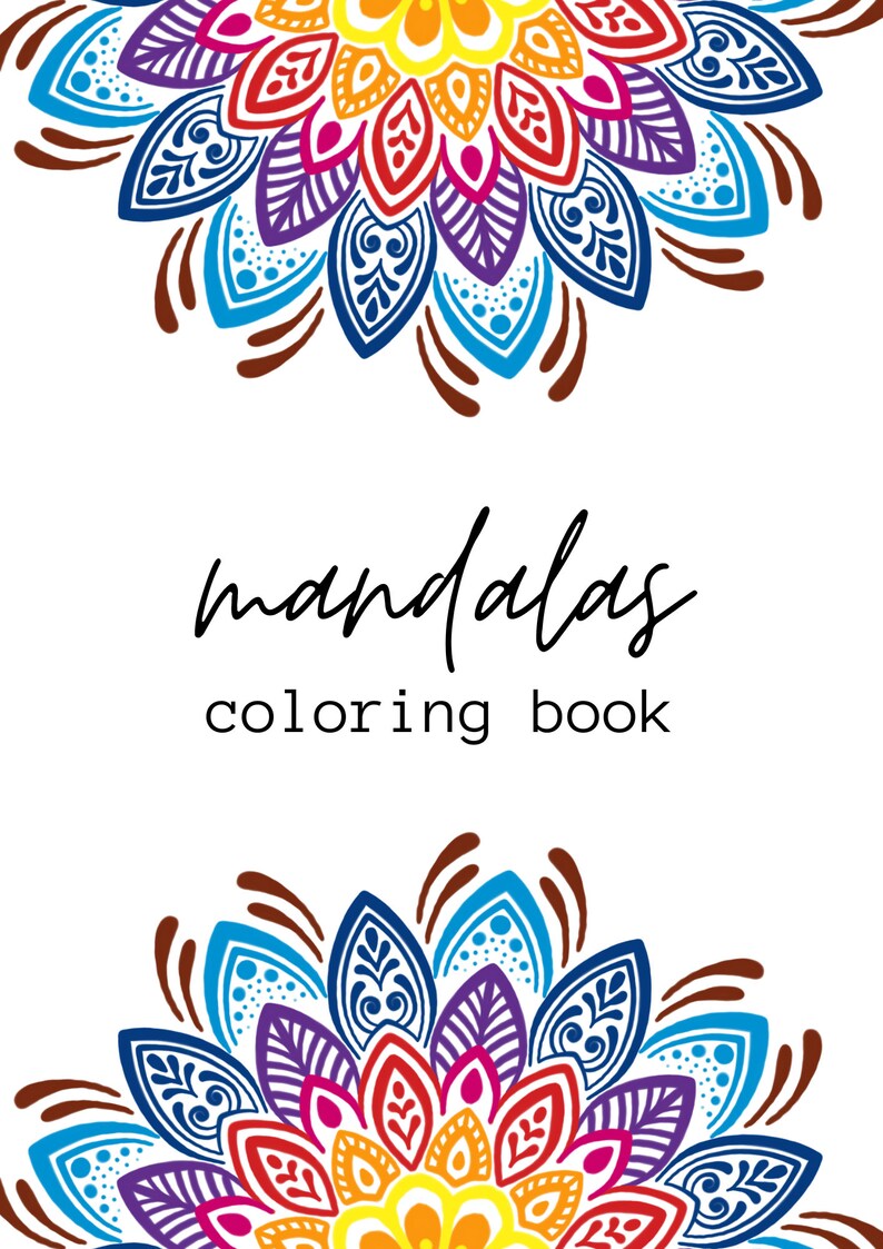 10 Mandala Templates to Color In, Digital - Etsy