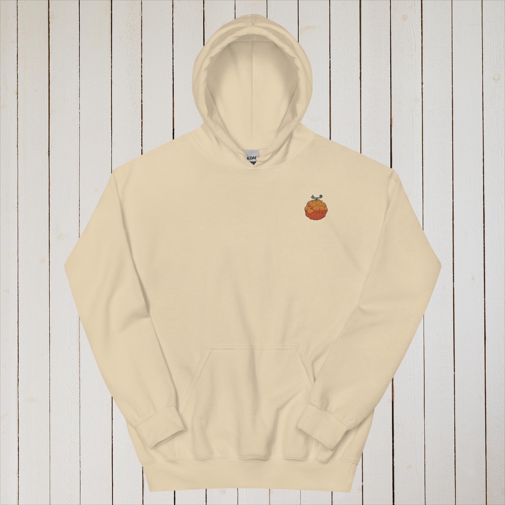 Fire Devil Fruit Embroidered Anime Sweatshirt - Etsy