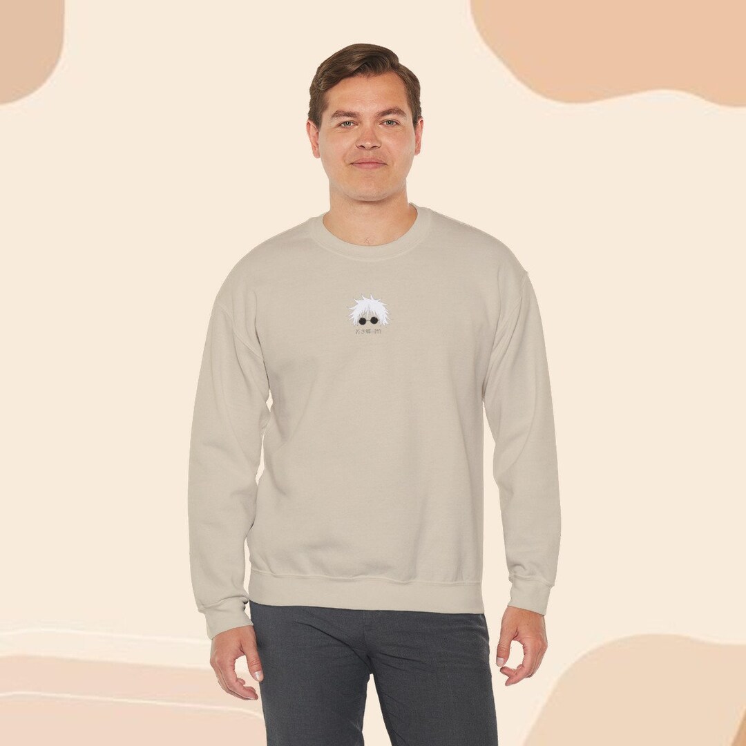 Young Satoru JJK Jujutsu Anime Inspired Heavyweight Streetwear Crewneck ...