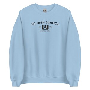 UA High School - MHA Hero Anime Inspired Embroidered Front Heavyweight ...