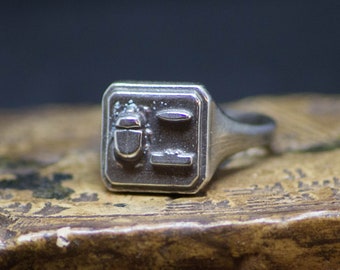 Egyptian Scarab Ring - Etsy