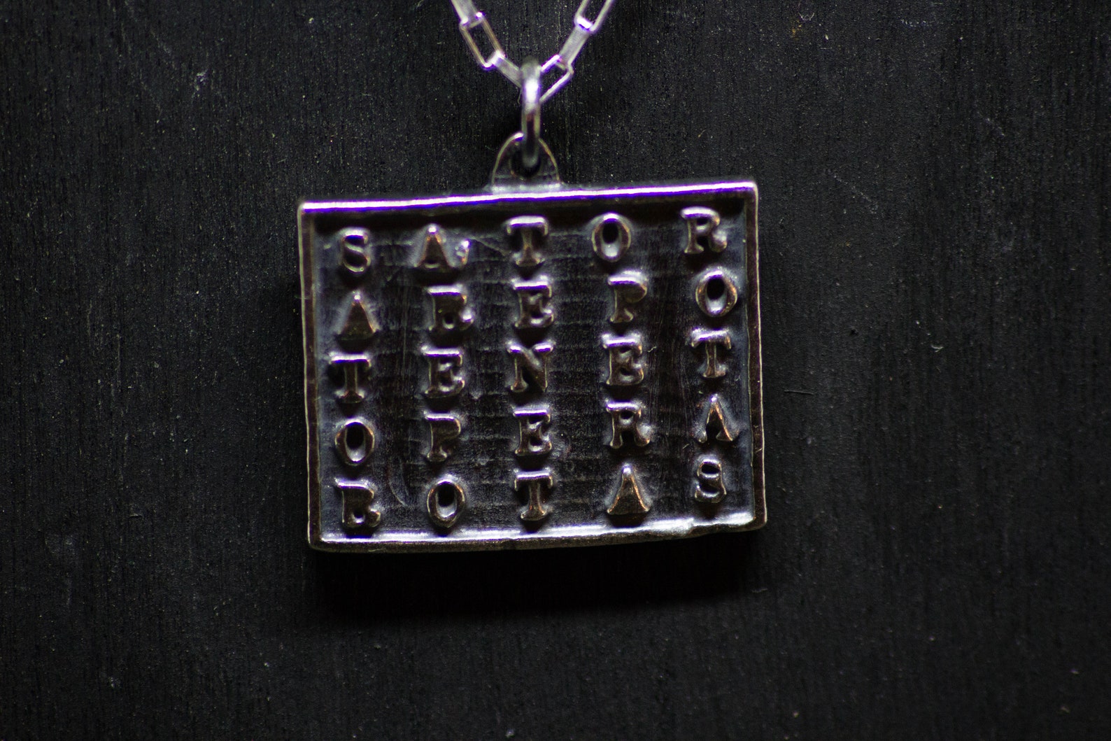 Sator Square Magic Square Occult Jewelry Sator Pendant - Etsy