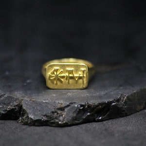 Signet Ring of Inanna | Ishtar | Astarte | Venus | Sumerian Jewelry ...