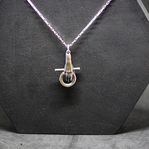 Silver Rod and Ring Pendant | Sumerian | Babylonian | Assyrian | Occult ...