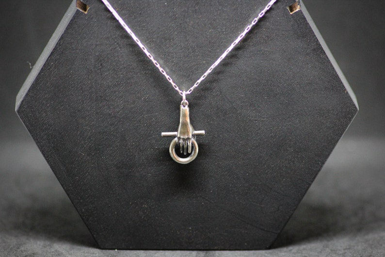 Silver Rod and Ring Pendant Sumerian Babylonian Assyrian - Etsy