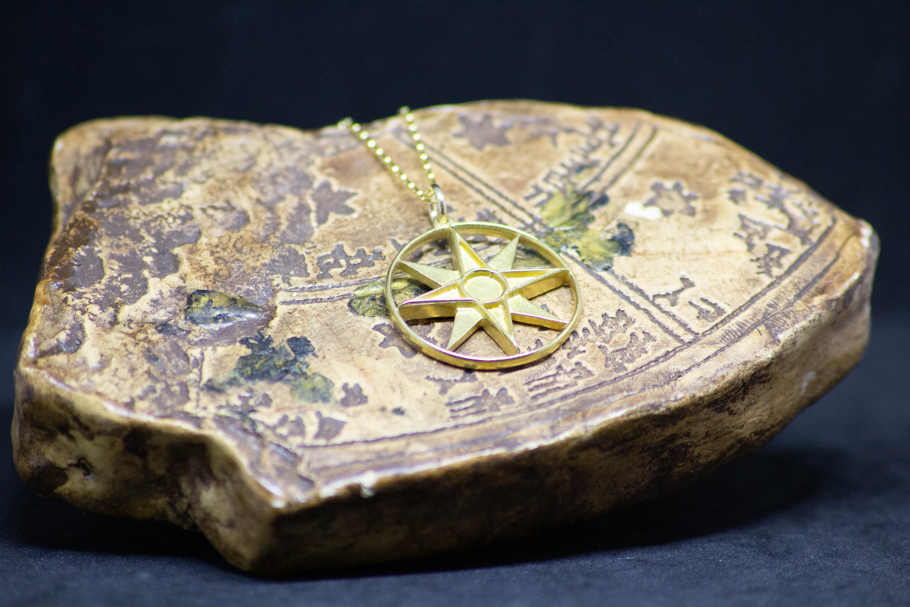 Star of Inanna Star of Ishtar Gold Vermeil Star of Inanna - Etsy Canada