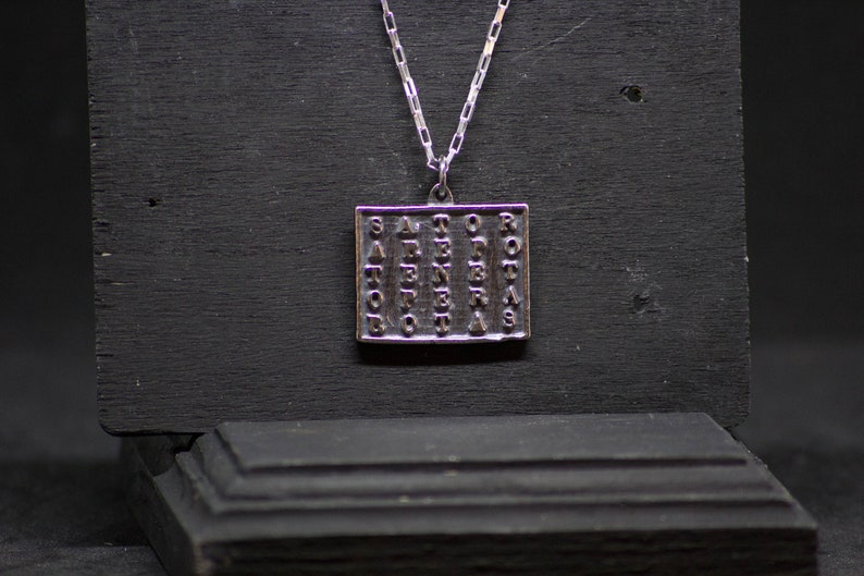 Sator Square Magic Square Occult Jewelry Sator Pendant | Etsy