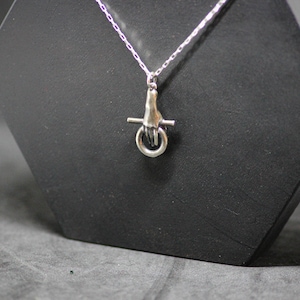 Silver Rod and Ring Pendant | Sumerian | Babylonian | Assyrian | Occult ...