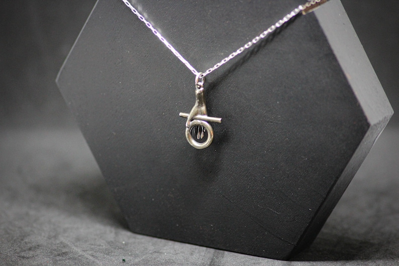 Silver Rod and Ring Pendant Sumerian Babylonian Assyrian - Etsy