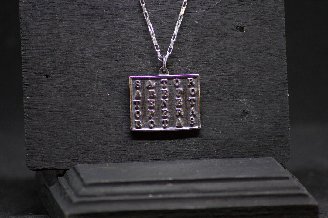 Sator Square | Magic Square | Occult Jewelry | Sator Pendant - Etsy