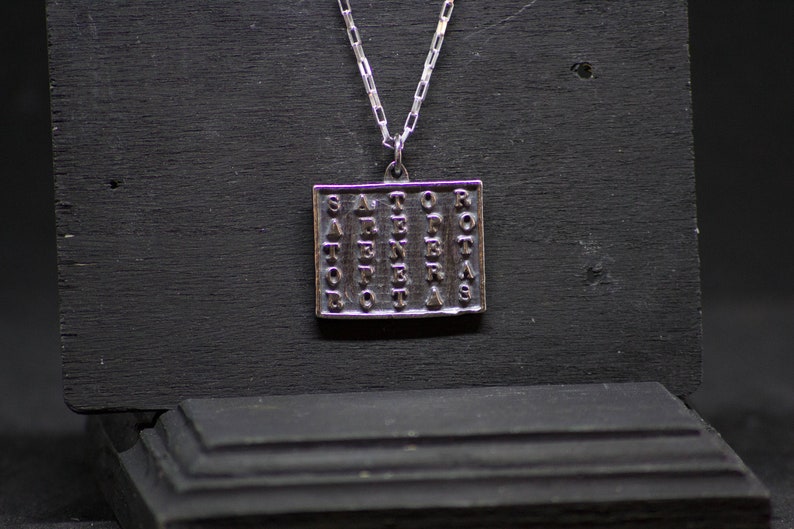 Sator Square Magic Square Occult Jewelry Sator Pendant | Etsy