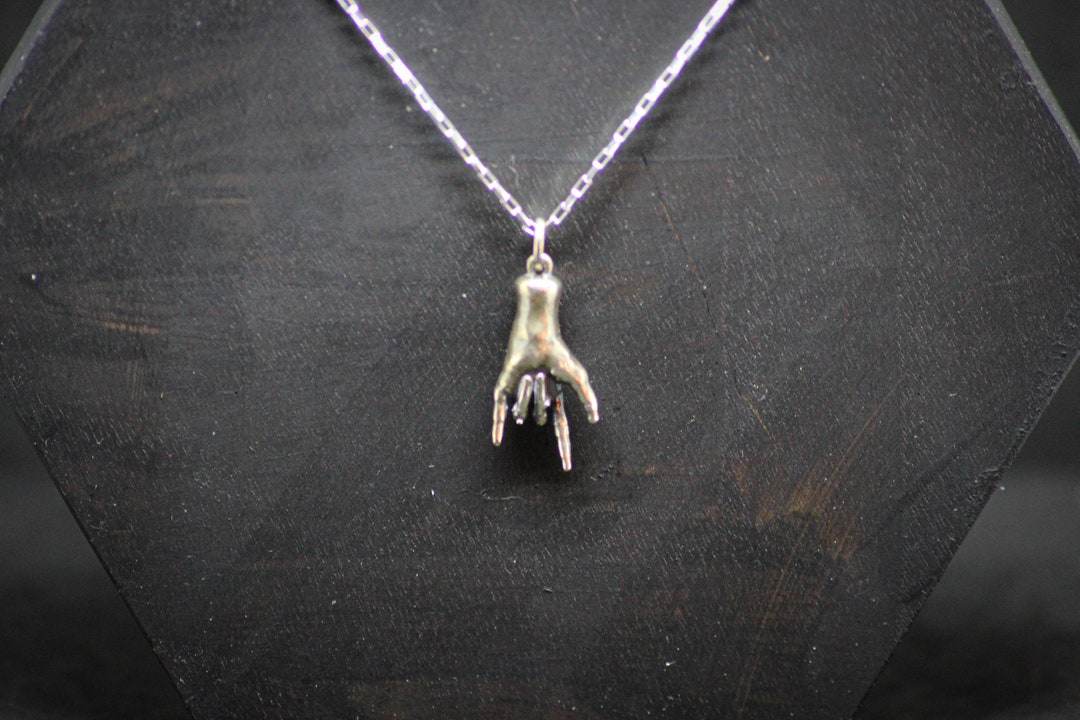 Silver Mano Cornuta Charm | Mano Cornuto | Sign of the Horns | Horned ...