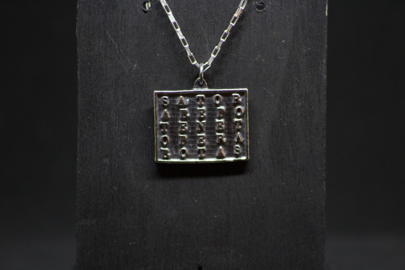 Sator Square Magic Square Occult Jewelry Sator Pendant - Etsy