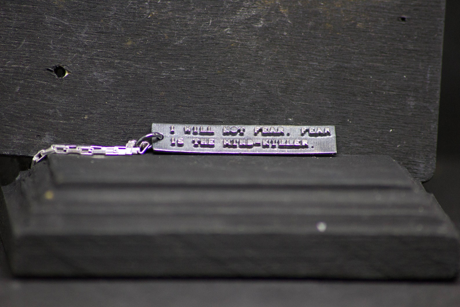 Litany Against Fear Necklace Dune Bene Gesserit | Etsy
