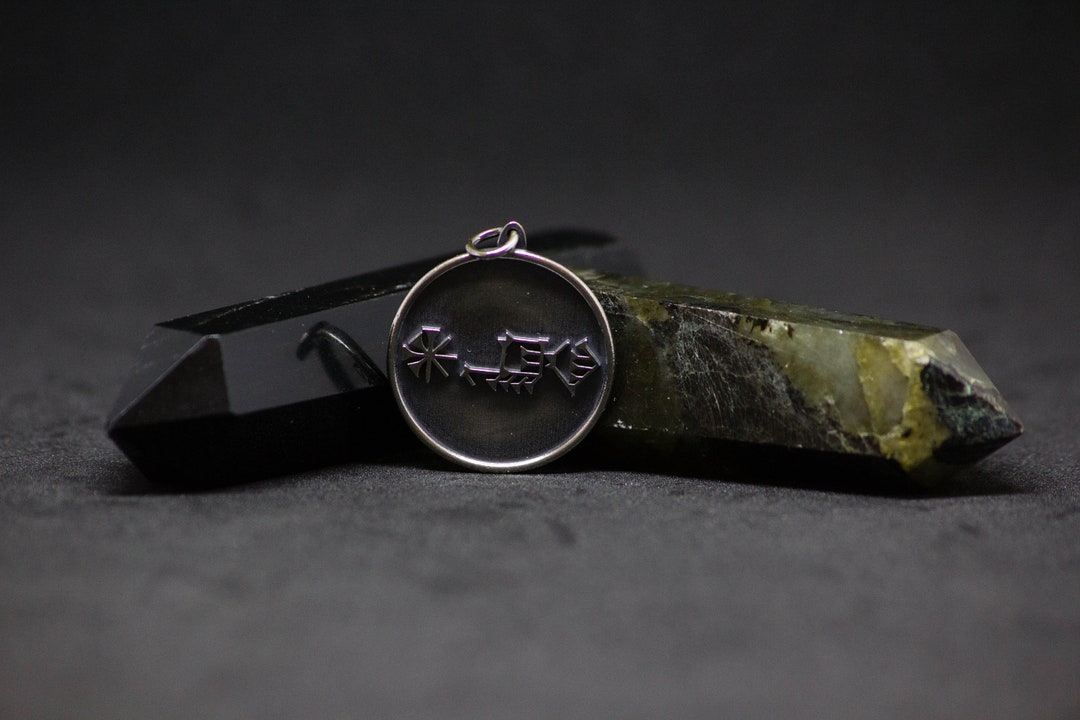 Enki Cuneiform Pendant Enki Babylonian Assyrian Sumerian Pendant ...