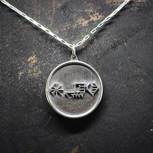 Enki Cuneiform Pendant | Enki | Babylonian Assyrian Sumerian Pendant ...