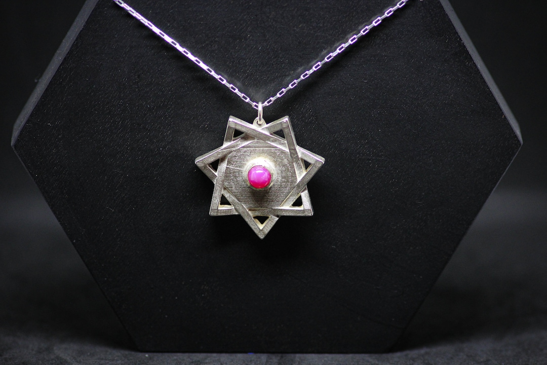 Star of Babalon | Star Ruby | Thelemic Jewelry | Thelema | Occult ...