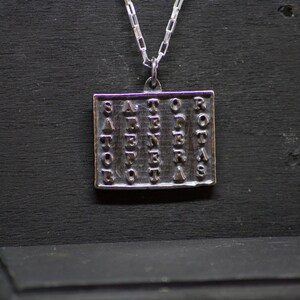 Sator Square | Magic Square | Occult Jewelry | Sator Pendant - Etsy