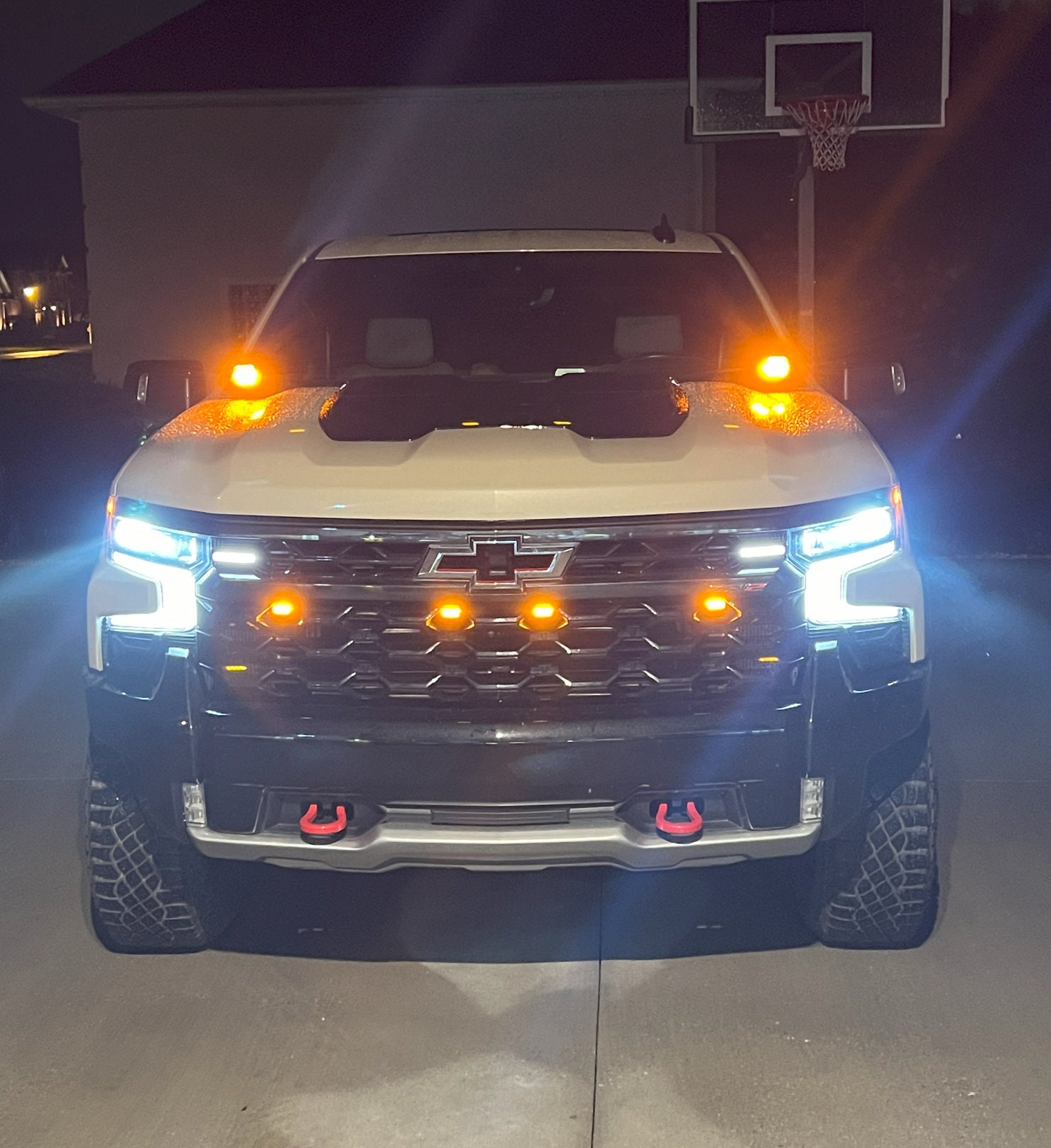 Chevrolet Silverado ZR2 - Grille Light Brackets - Etsy