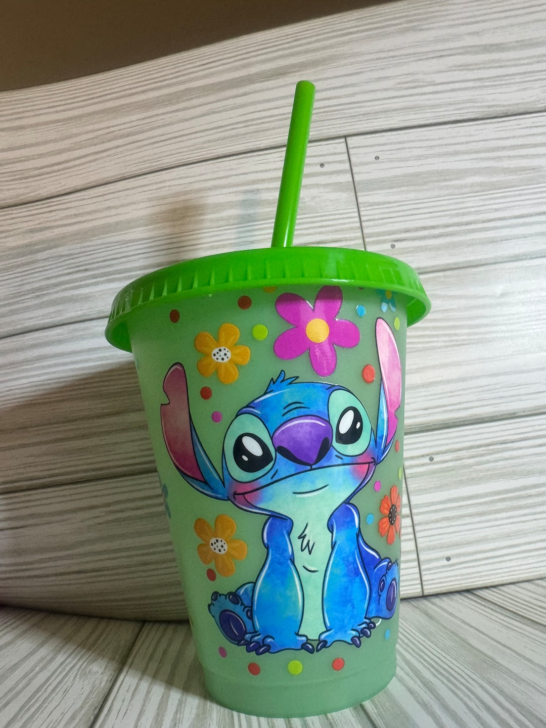 Stitch, Color Changing, Kids Cup, Cup With Lid and Straw - Etsy
