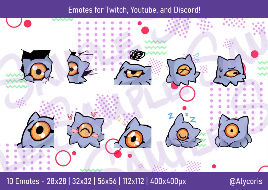 Digimon Kuramon Emote Set discord Twitch - Etsy