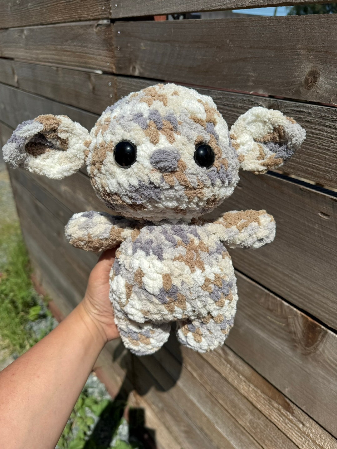 Large Goblin Beastie Stuffed Animal Beastie Crochet Handmade Multicolor ...
