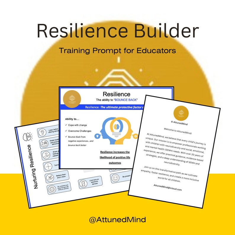 Resilience Guide / Poster / Information for Educators Mental Health ...