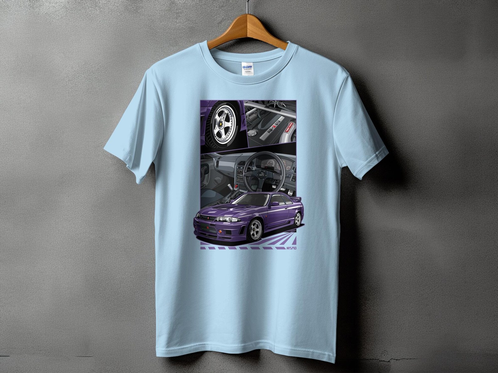 Nissan Skyline GT-R R33 T-shirt, JDM Car Enthusiast Shirt, Classic ...