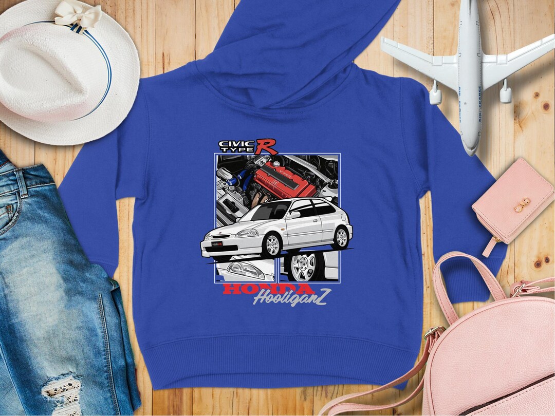 Toddler Honda Civic Type R Hoodie Unique Car Enthusiast Apparel for ...