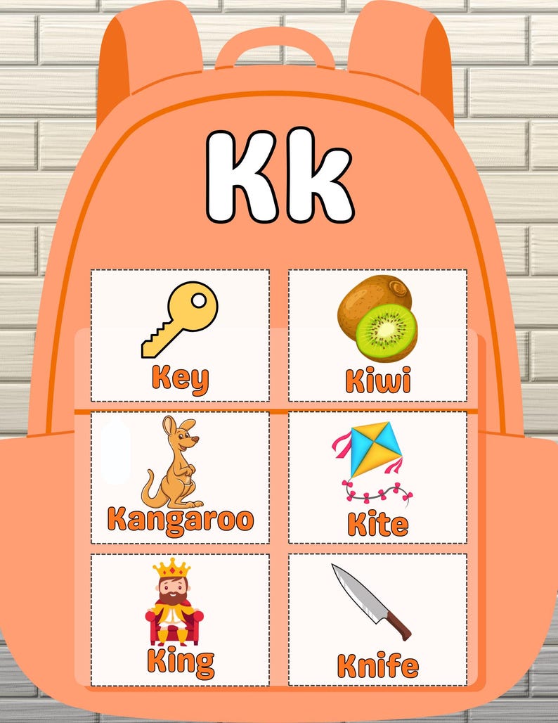 ABC Matching Activity for Kids, Alphabet Busy Book, Preschool Learning ...