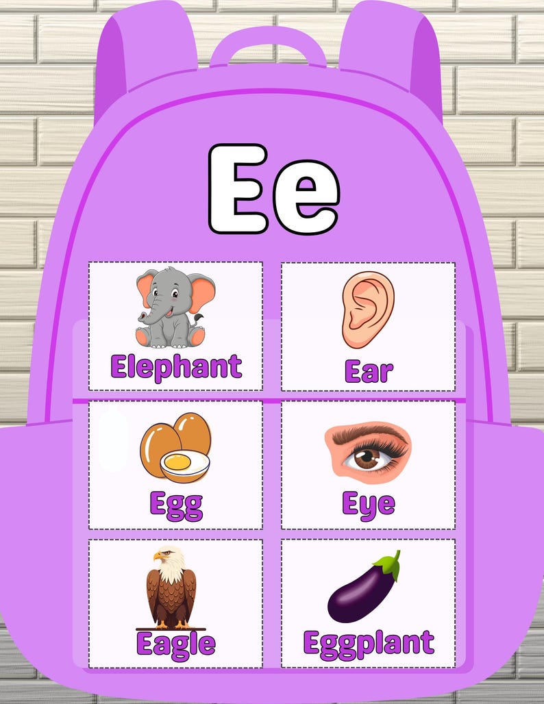 ABC Matching Activity for Kids, Alphabet Busy Book, Preschool Learning ...