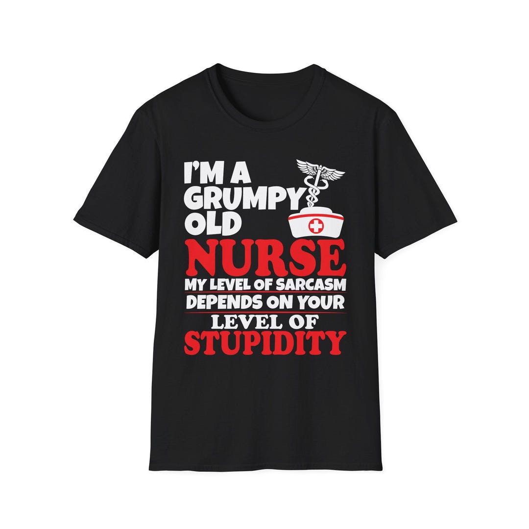 Grumpy Old Nurse, Nurse Gift for Women, Nurse Thank You, Nurse Birthday ...