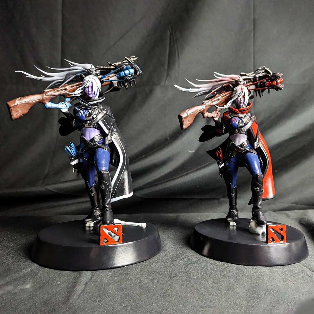 Drow Ranger Arcana Dota 2 Hand Painted High Quality Art Figure Statue ...