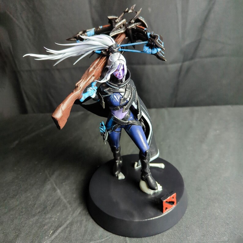 Drow Ranger Arcana Dota 2 Hand Painted High Quality Art Figure Statue ...