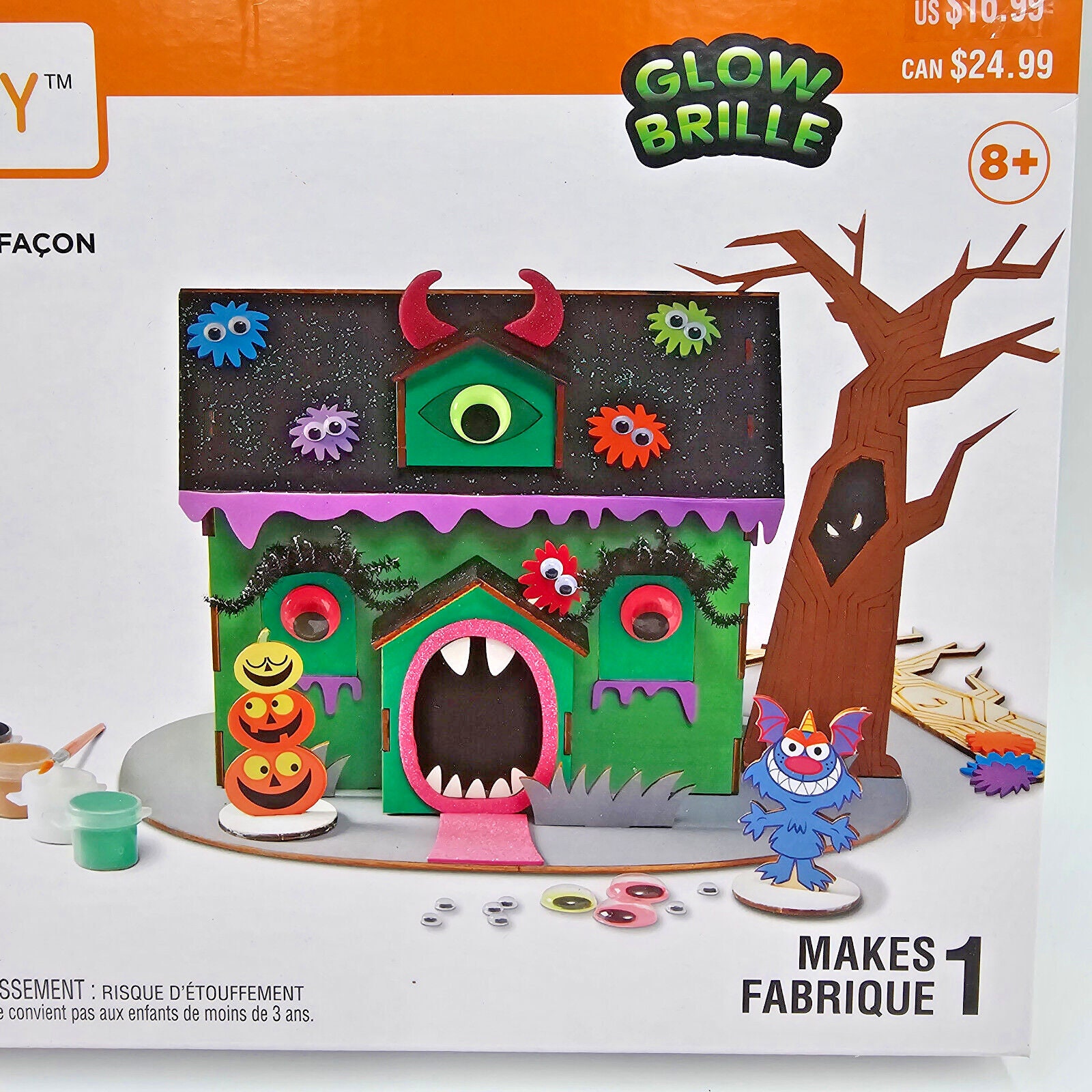 Creatology Color Your Way Glow 3D Figure Craft Kit Halloween Monster ...