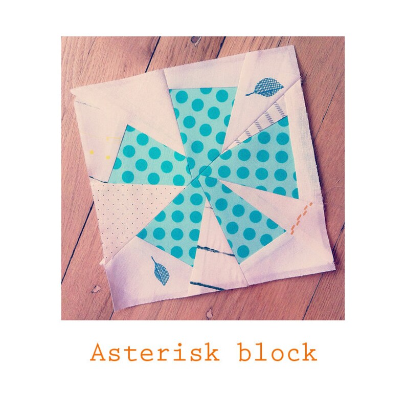 Asterisk Block Pattern - Etsy