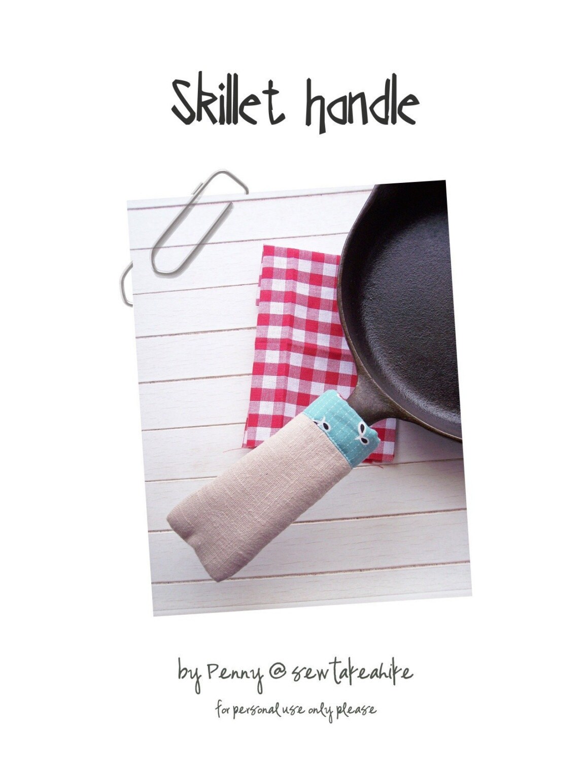 Skillet Handle Cover Pattern - Etsy