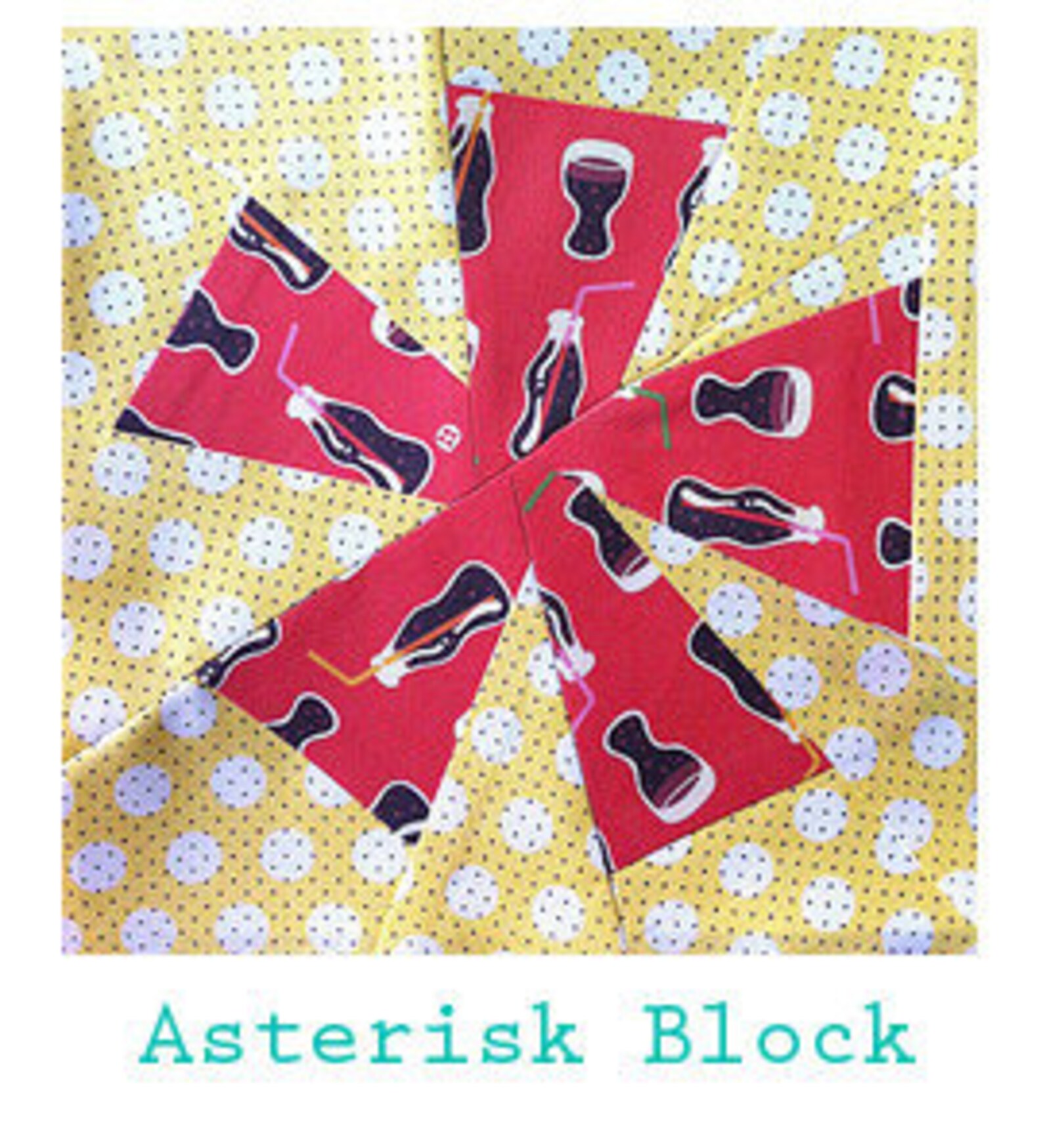 Asterisk Block Pattern Etsy
