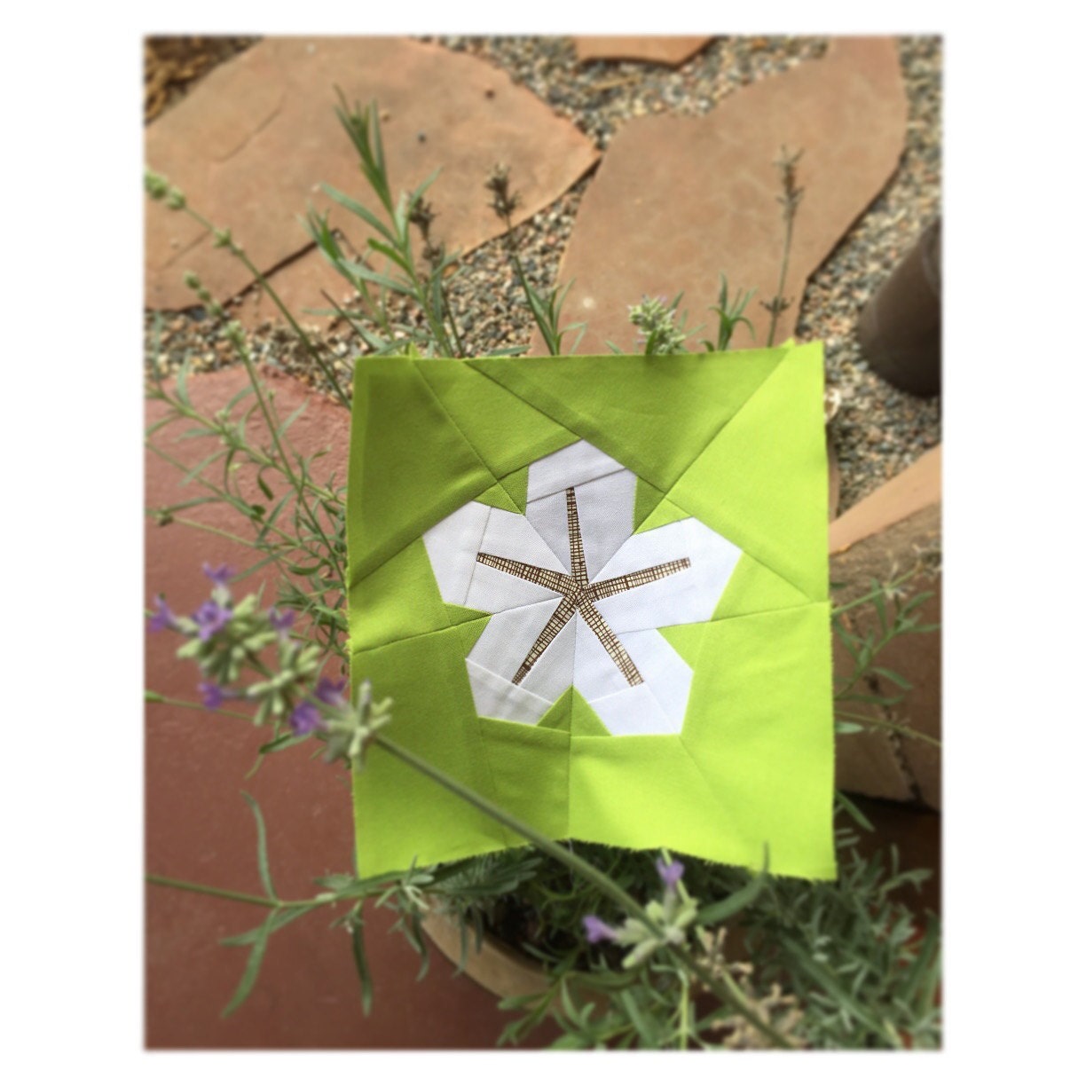 Apple Blossom Block Pattern - Etsy