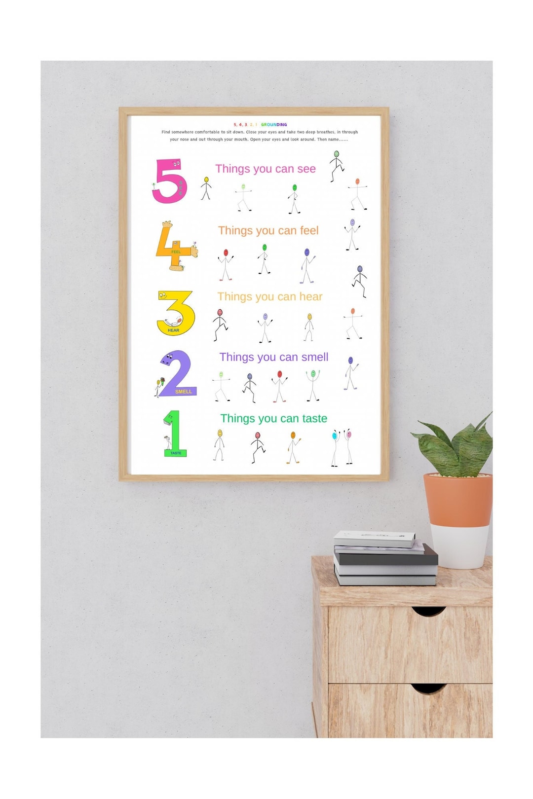 Senses Grounding, Emotion Regulation, Self Regulation, Calming, Mental ...