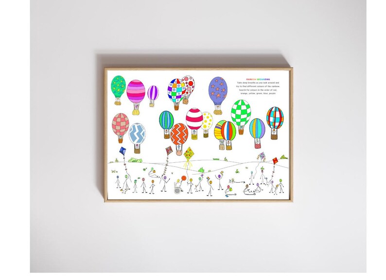 Rainbow Grounding, Emotion Regulation, Self Regulation, Calming, Mental ...