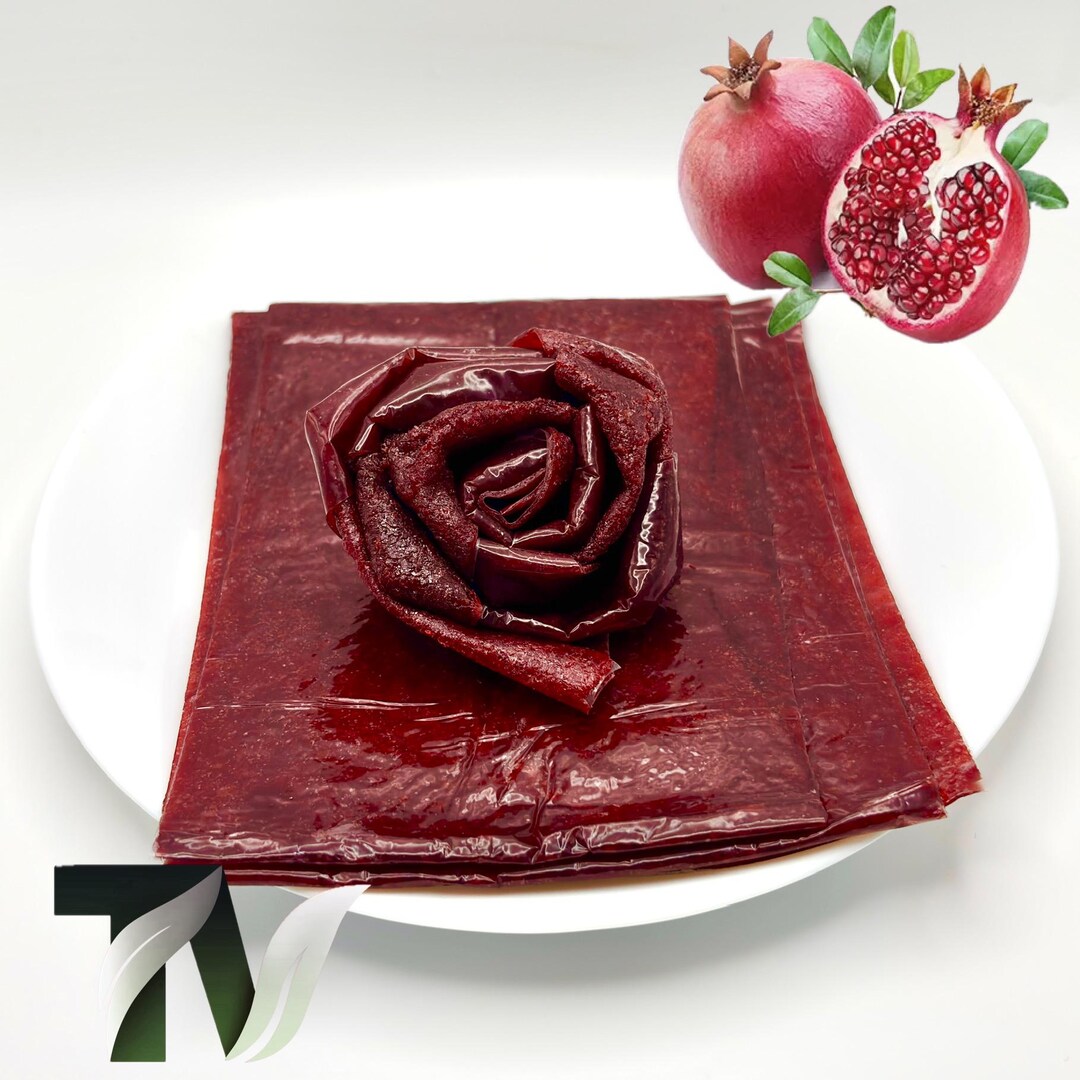 Rollitos de granada (Lavashak) / 250 g / Snack natural sin azúcar ...