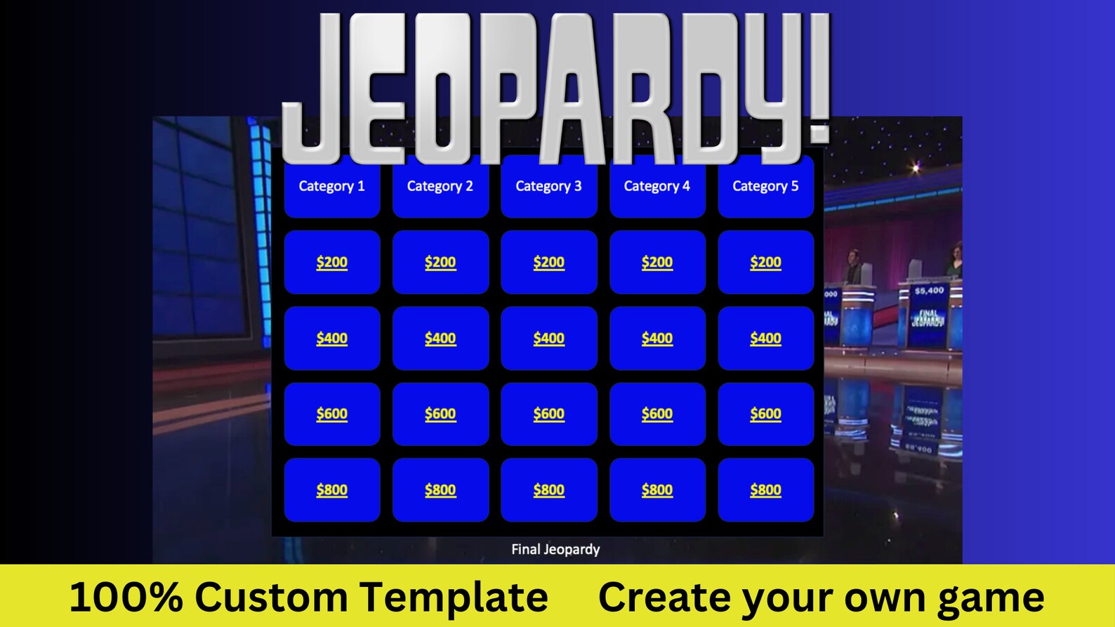 Jeopardy Game - Etsy