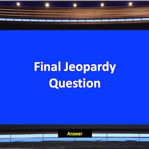 Jeopardy Game - Etsy
