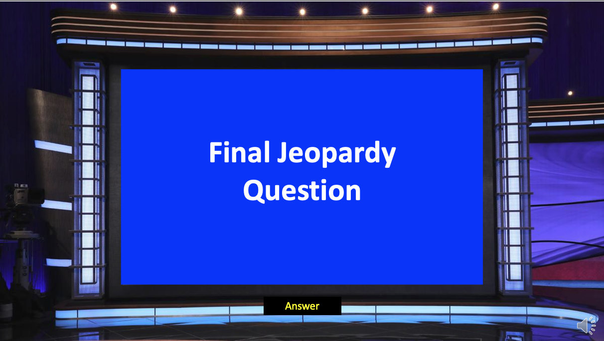Jeopardy Game - Etsy