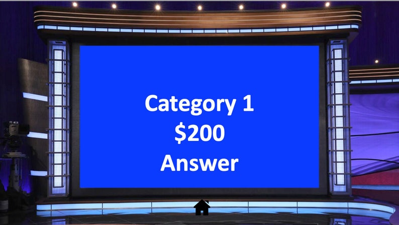 Jeopardy Game - Etsy