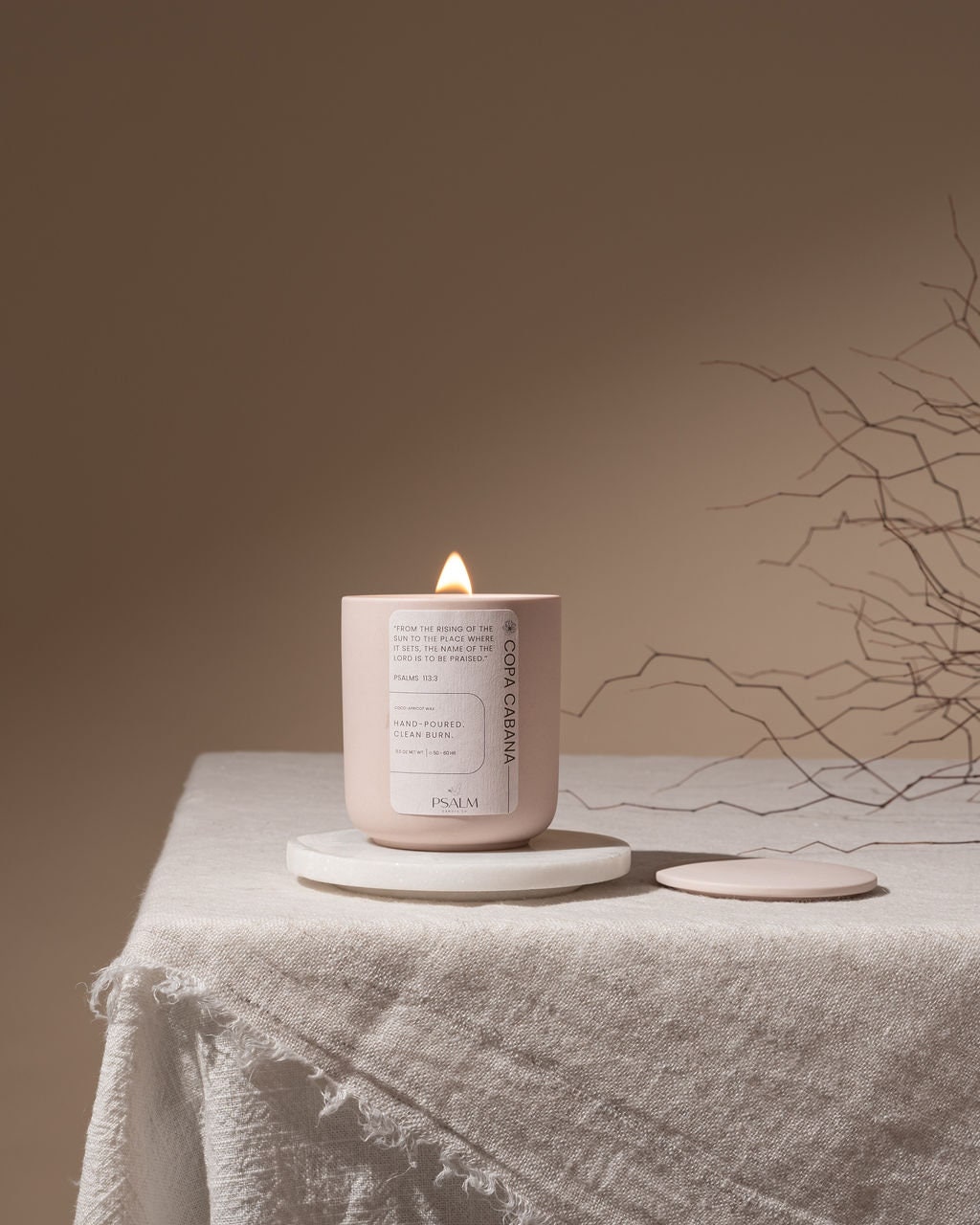Prayer Candle Inspired by the Book of Psalms Coco-apricot Candle Non ...
